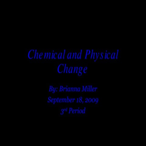 physical and chemical change.pptx......... | PPTX