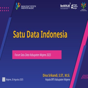 Paparan Forum Satu Data Indonesia BPS.pptx
