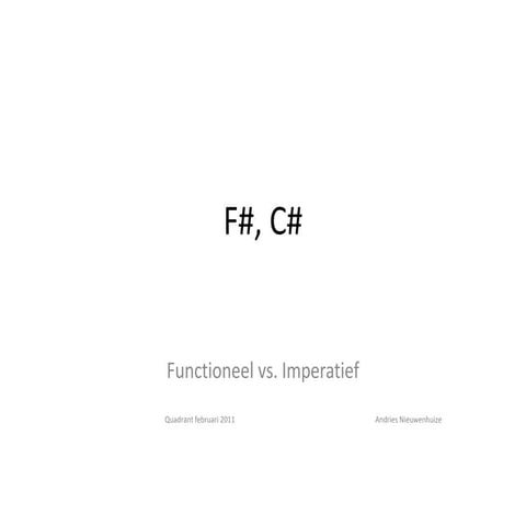 FSharp @ Quadrant | PPTX