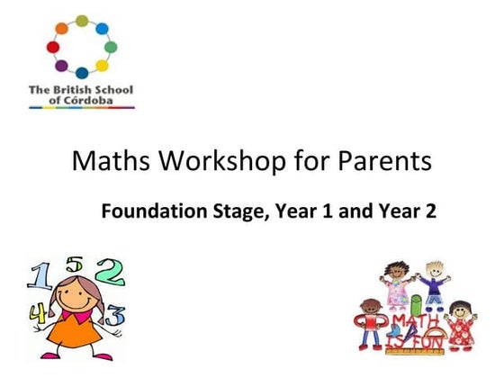Maths reception presentation 1 | PPT | Primary Education | Education