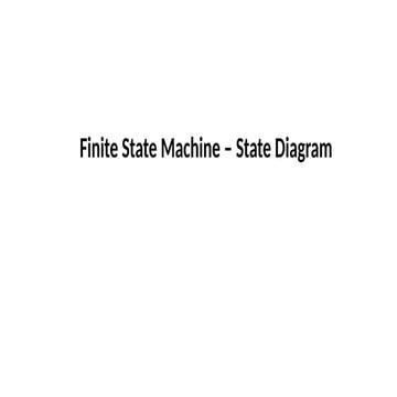 Finite State Machine In Designing Asynchronous And Synchronous System Ppt 4086