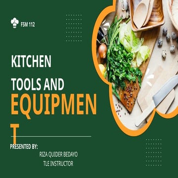 TLE 7 - 3rd Topic - Hand Tools, Power Tools, Instruments, and Equipment ...