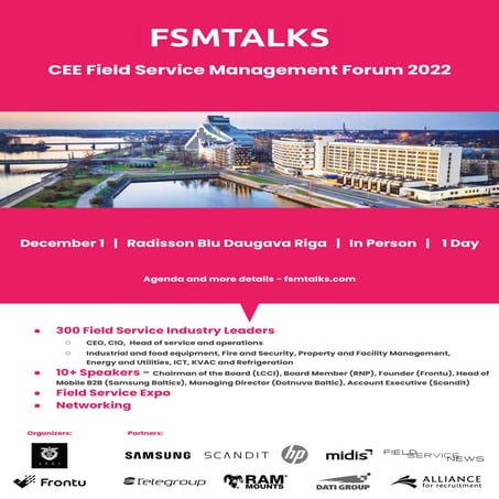 FSMTalks CEE Field Service Management Forum 2022 | PDF