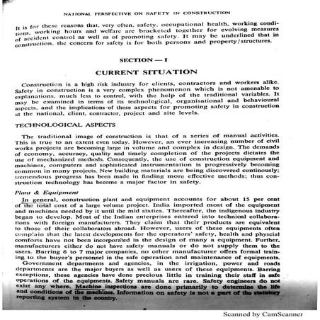 construction management and safety notes | PDF