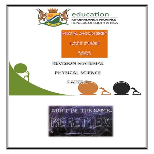 FS P2 COMBO MSTA LAST PUSH past exam papers. | PDF