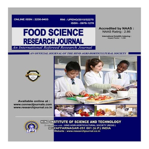 Food Science Research Journal | PDF
