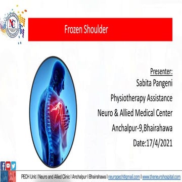 Frozen shoulder | PPTX