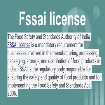 Fssai license.pptx