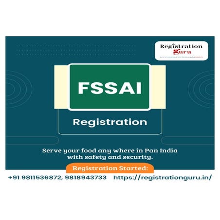 FSSAI State License Online in India..pdf