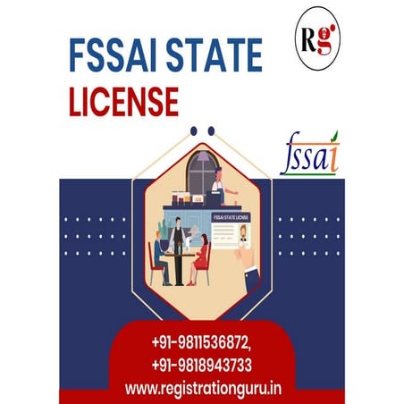 FSSAI State License Online in India..pdf