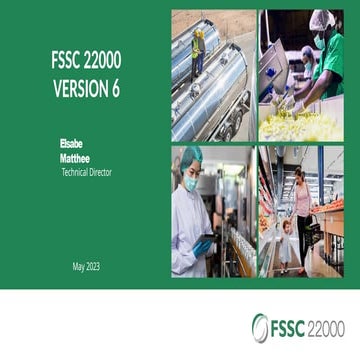 Iso 22000 2018 awareness training | PPTX