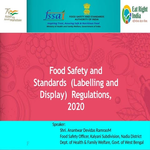 Food labelling and advertising regulations sri lanka | PDF