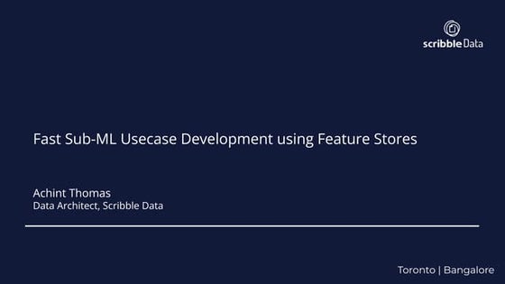 Feature Store for Sub-ML | PDF | Science