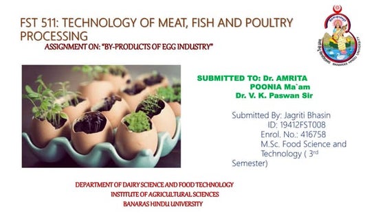 Utilization of eggshell waste with relation to sustainability ...