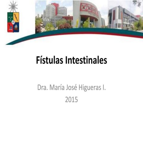 Fístulas intestinales | PPTX