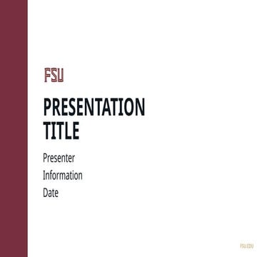 fsu template for use at university presentation.pptx