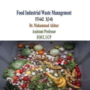 Fruit Waste FOOD WASTE INDUSTRIAL WASTE MANAGMENT.pptx