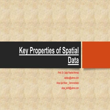 Lec_4_Key Propertires of Spatial Data | PPT