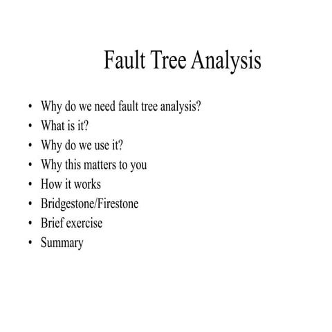 FTA Slides for users.ppt slides for engineering. | PPT