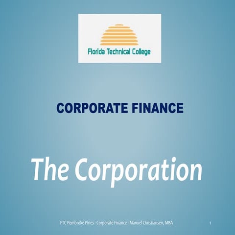 FTC finance class | PPT