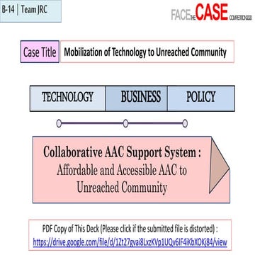 Collaborative AAC Support System for Bangladesh | PPTX