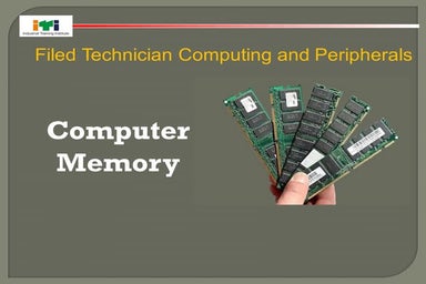 Types Of Computer Memory Ppt