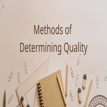 FTEC 4 Food Evaluation; Comprehensive Lesson on Food Evaluation ...