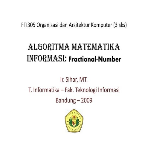 Fractional-number Algorithm | PDF