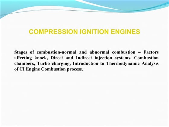 Advanced Internal Combustion Engines | PPT