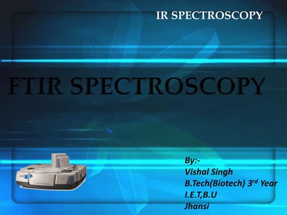 FTIR spectroscopy | PPT