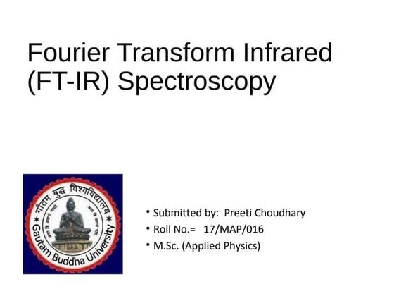FTIR vs Dispersive IR | PDF | Chemistry | Science