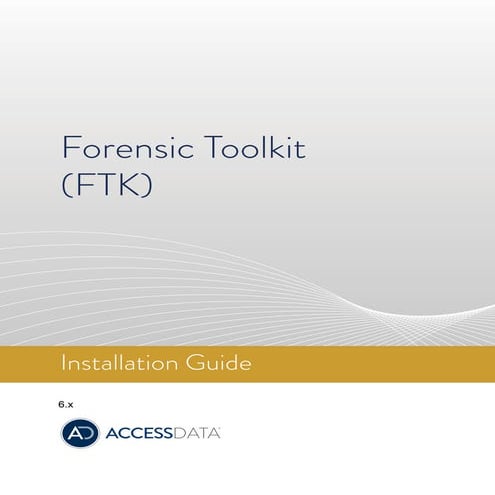 Ftk install guide | PDF | Databases | Computer Software and Applications