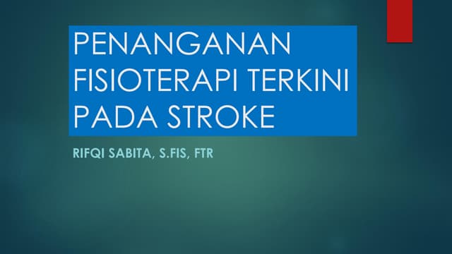 Stroke | PPT