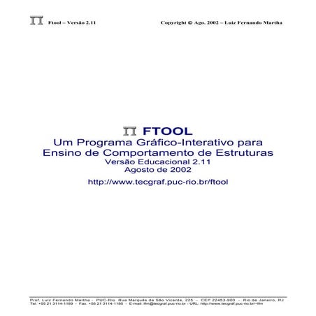 Ftool tutorial | PDF