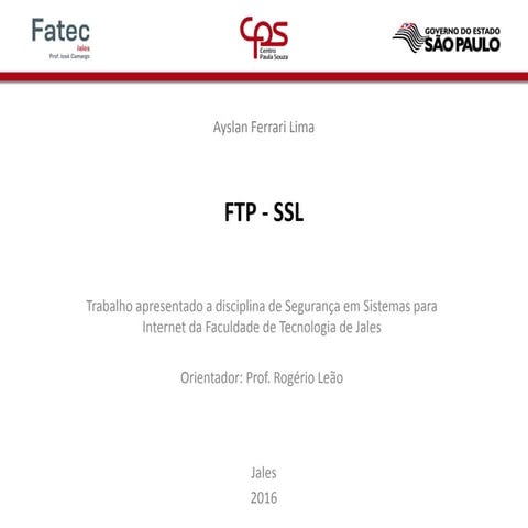 FTP SSL | PPTX