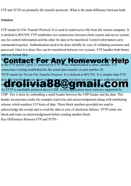 File Transfer Protocol Ftp Ppt