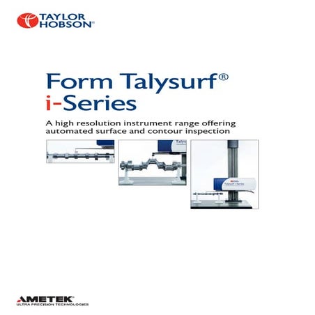 Form Talysurf i-Series | PDF