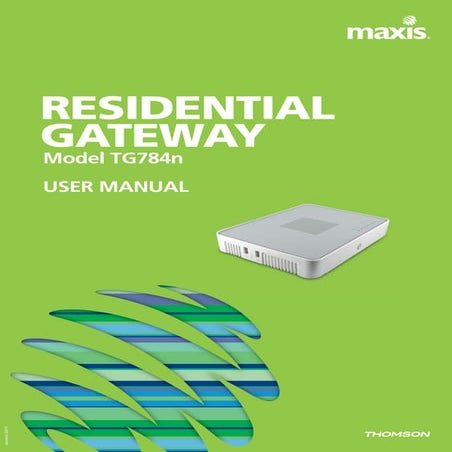 Ftth residential-wifi-modem-guide | PDF
