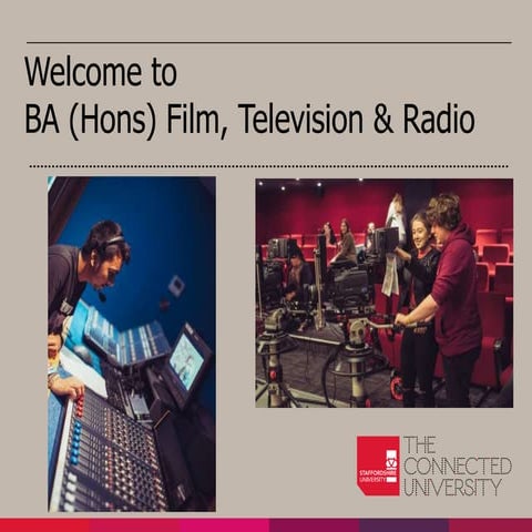 BA (Hons) Film, TV and Radio at Staffordshire University - Open Day ...
