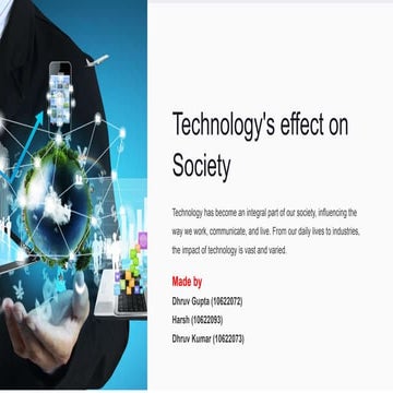 The Impact of Technology on Society.pptx
