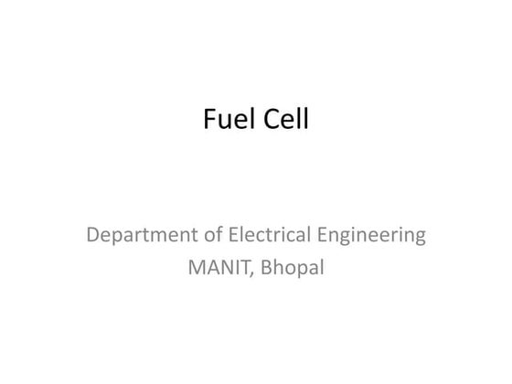 Fuel cells | PPT