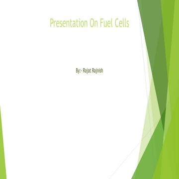 Fuel cells | PPTX