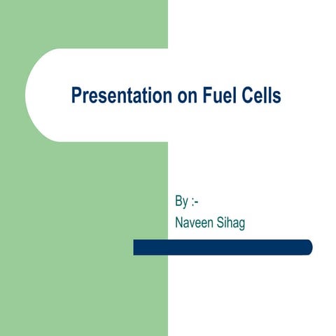 Fuel cells | PPT