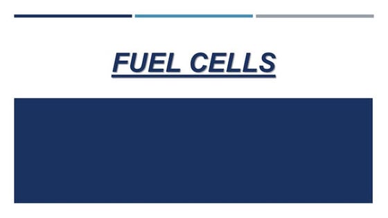 Fuel cells | PPT