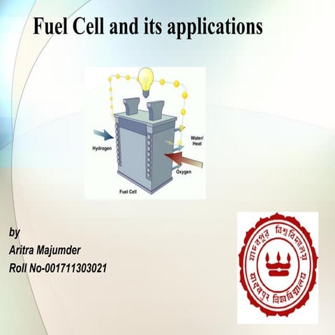 Fuel cells - Working and it's applications. | PPT