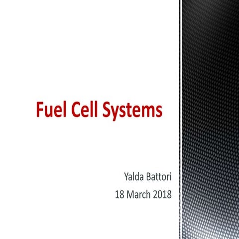 Fuel cell systems | PPTX