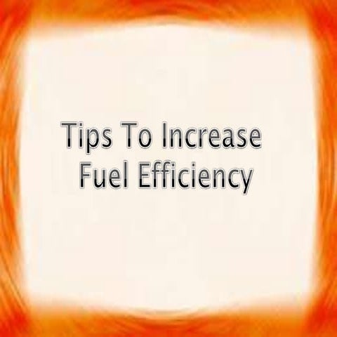 Fuel efficiency | PPTX