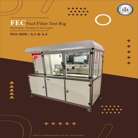 ISO 4020-6.4 Fuel Filter Flow V/S Differential Pressure Test Equipment ...