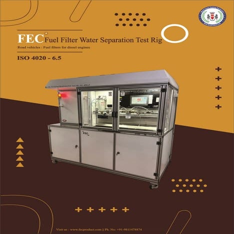 ISO 4020-6.5 Fuel Filter Water Sepration Test Rig. | PDF