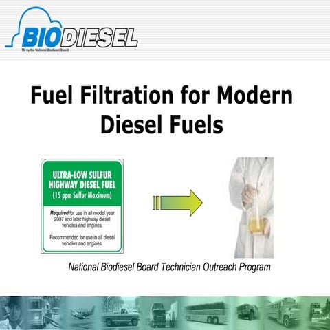 Fuel filtration for diesels | PPT